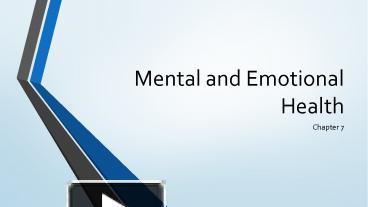 Mental and Emotional Health presentation | free to download
