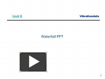 Waterfall FFT presentation | free to download