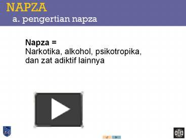 NAPZA a. pengertian napza presentation | free to view