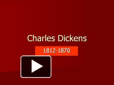 Charles Dickens presentation | free to view
