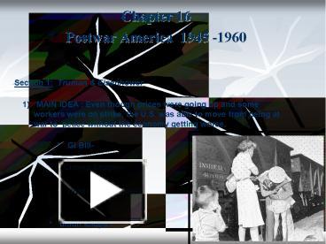 Postwar America 1945 -1960 presentation | free to download