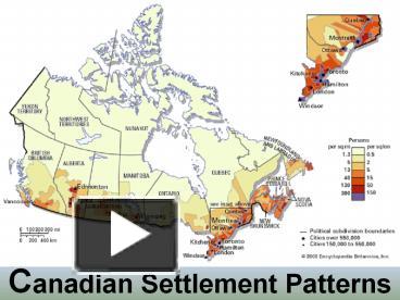 Canadian Settlement Patterns presentation | free to download