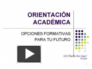 PPT – ORIENTACI PowerPoint presentation | free to download - id: 62710f-ODRjM