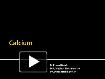 Calcium presentation | free to download