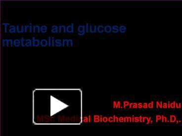 TAURINE presentation | free to download