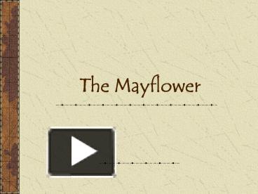 The Mayflower presentation | free to download