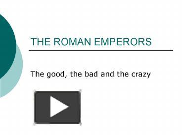 THE ROMAN EMPERORS presentation | free to download