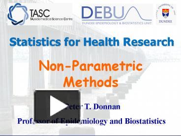 PPT – Non-Parametric Methods PowerPoint presentation | free to view - id: 64f999-NDU1M