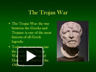 PPT – The Trojan War PowerPoint presentation | free to download - id ...
