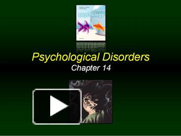 Psychological Disorders presentation | free to download