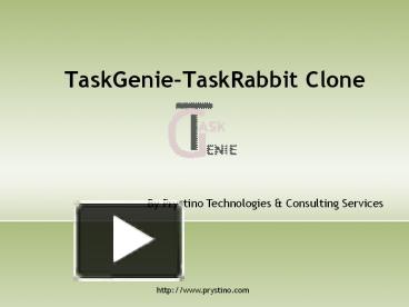 TaskRabbit Clone presentation | free to download
