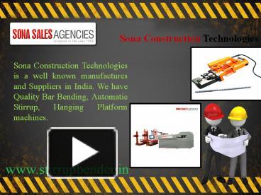 Sona Construction Technologies in Delhi presentation | free to download