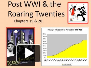 PPT – Post WWI PowerPoint presentation | free to download - id: 66696c ...