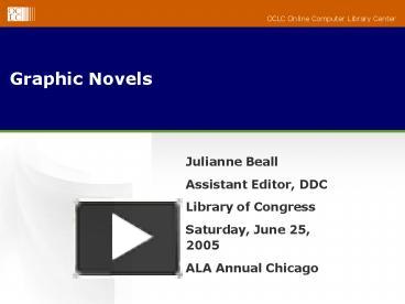 Graphic Novels presentation | free to download