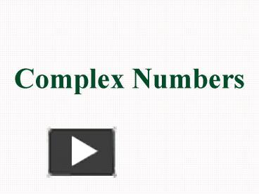 1-3 powers of i, operations with complex numbers presentation | free to ...