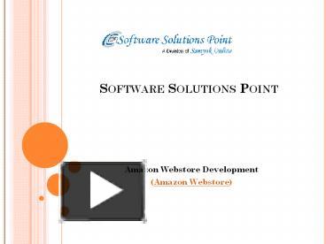 Amazon Webstore Development presentation | free to download