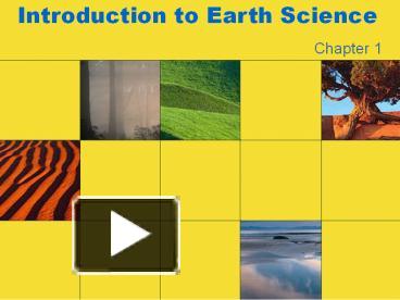 Introduction to Earth Science presentation | free to download