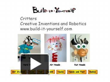 PPT – Critters PowerPoint presentation | free to download - id: 67f864 ...