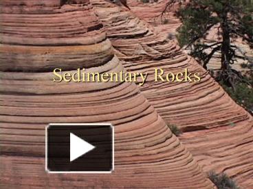 Sedimentary Rocks presentation | free to download