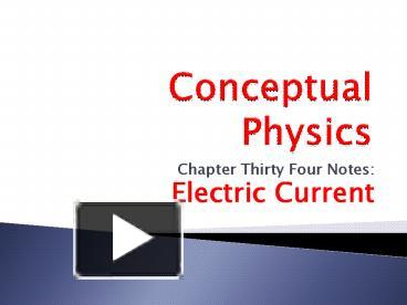 PPT – Conceptual Physics PowerPoint presentation | free to download ...