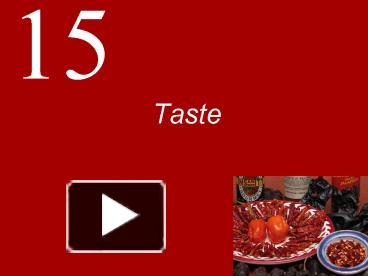 Taste presentation | free to view