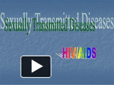 PPT – Sexually Transmitted Diseases PowerPoint presentation | free to ...