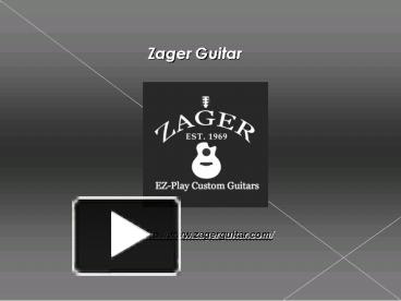 Electric Acoustic Guitar presentation | free to download