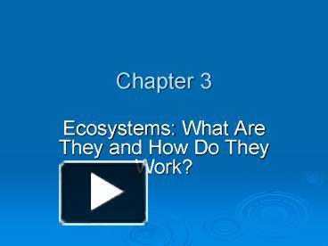 PPT – Ecosystems: What Are They and How Do They Work? PowerPoint ...