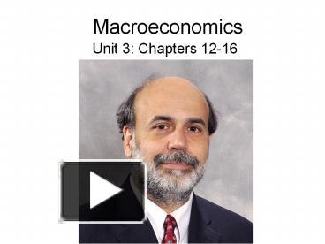 PPT – Macroeconomics PowerPoint presentation | free to download - id ...