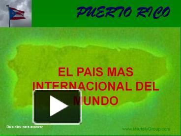 PPT – PUERTO RICO PowerPoint presentation | free to download - id ...