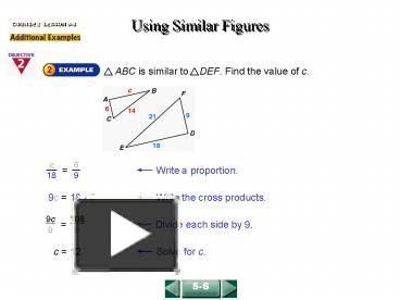 PPT – Using Similar Figures PowerPoint presentation | free to download ...