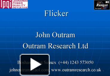Flicker presentation | free to view