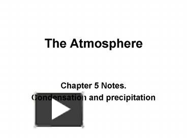 The Atmosphere presentation | free to download