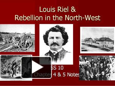 Louis Riel presentation | free to view