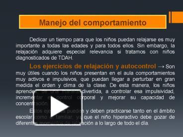 PPT – Manejo del comportamiento PowerPoint presentation | free to ...