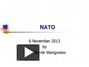 NATO presentation | free to view