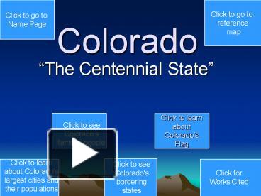 Colorado presentation | free to download