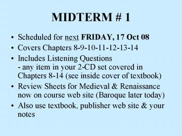 MIDTERM presentation | free to view
