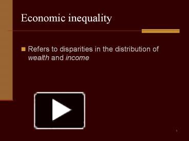 Economic inequality presentation | free to download
