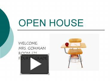 PPT – OPEN HOUSE PowerPoint presentation | free to download - id ...