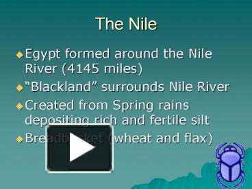 The Nile presentation | free to download
