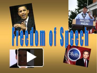 Freedom of Speech presentation | free to download