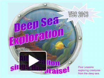 Deep Sea presentation | free to download