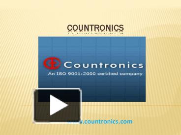 PPT – Ph Meter By Countronics PowerPoint presentation | free to download - id: 6b1c3b-MDAxY