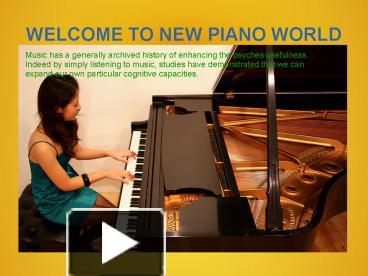 Piano Lessons NYC presentation | free to download