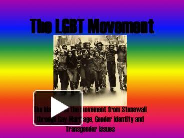 The LGBT Movement presentation | free to download