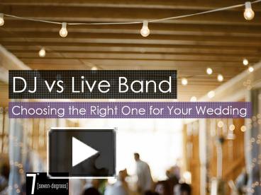 DJ vs Live Band: Choosing the Right One for Your Wedding presentation ...