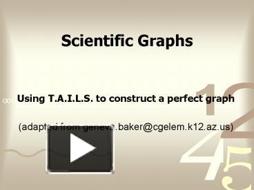 Scientific Graphs presentation | free to view