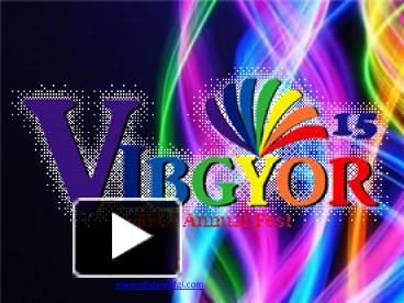 Vibgyor (1) presentation | free to download