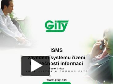 ISMS presentation | free to download